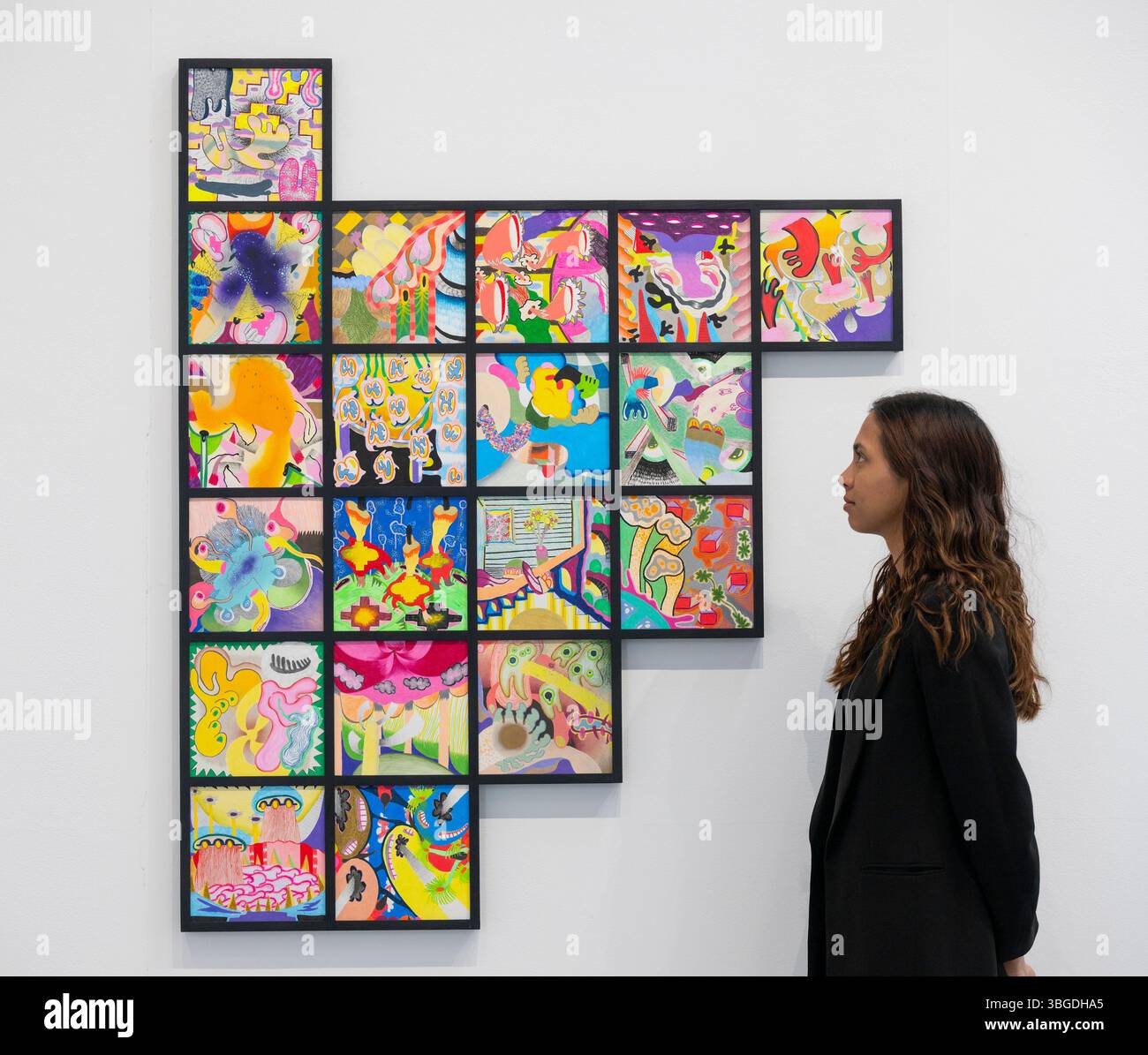 Elizabeth Xi Bauer gallery, Deptford, London, UK. 5th June, 2025 ...