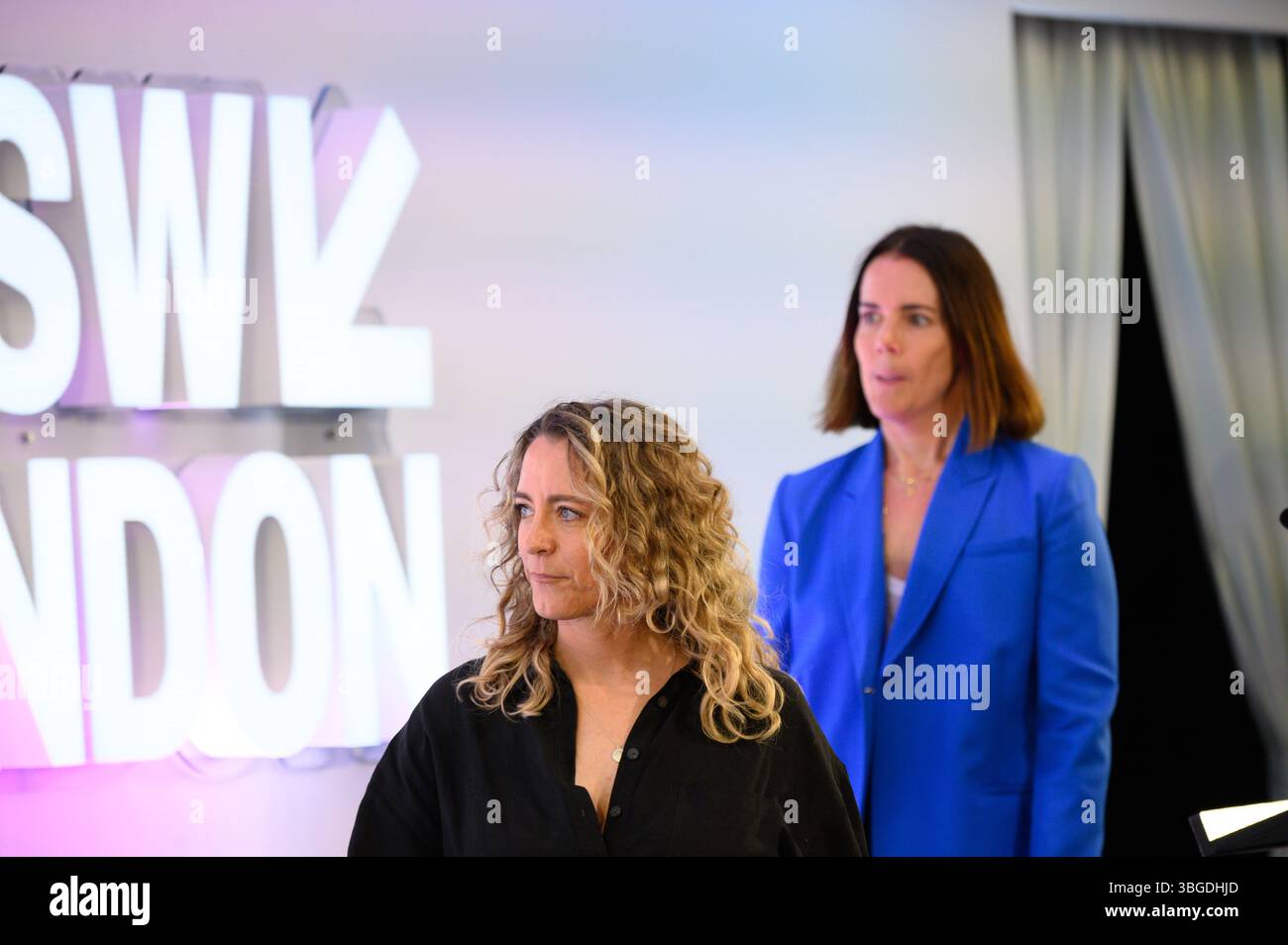London, England, June 05, 2025. Chris Danton and Fran Millar, CEO At ...