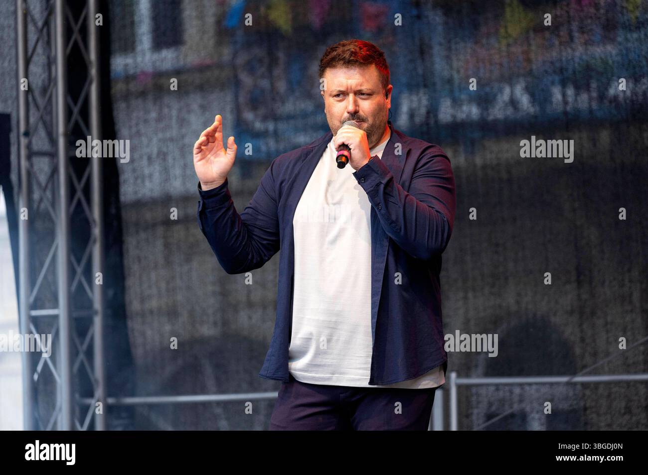 Alexander Martin beim Stadtfest 800 Jahre Pulsnitz. Pulsnitz, 25.05. ...
