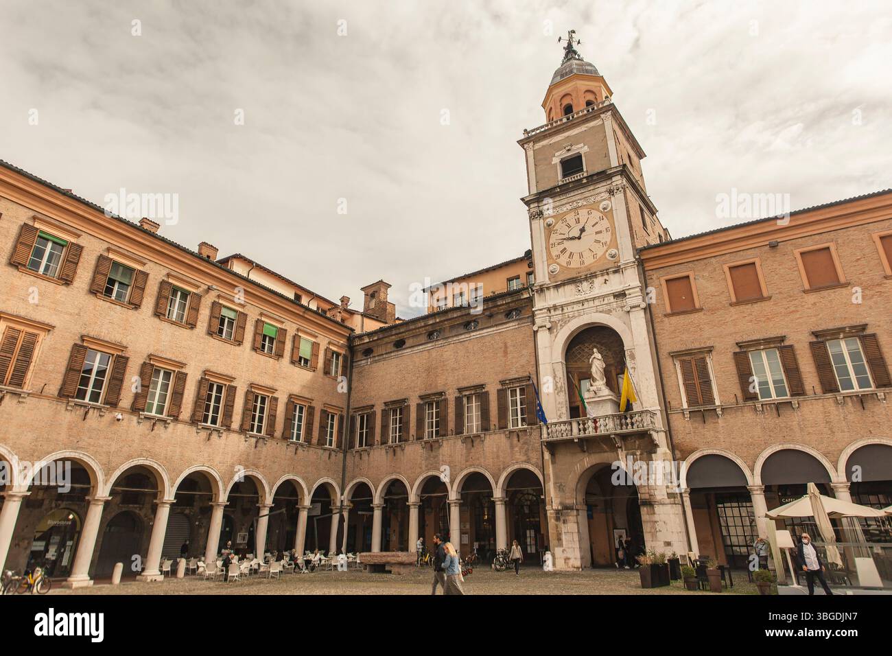 Modena, Italy 1 January 2025: Palazzo comunale, a historic landmark in ...