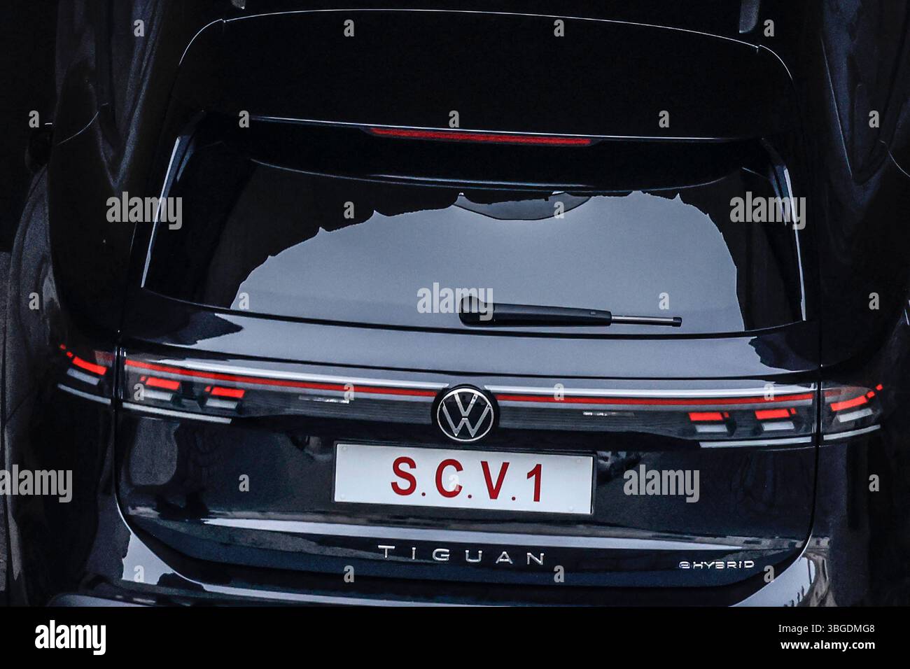 Vatican, 11th May, 2025. The car of Pope Leo XIV is seen outside his ...