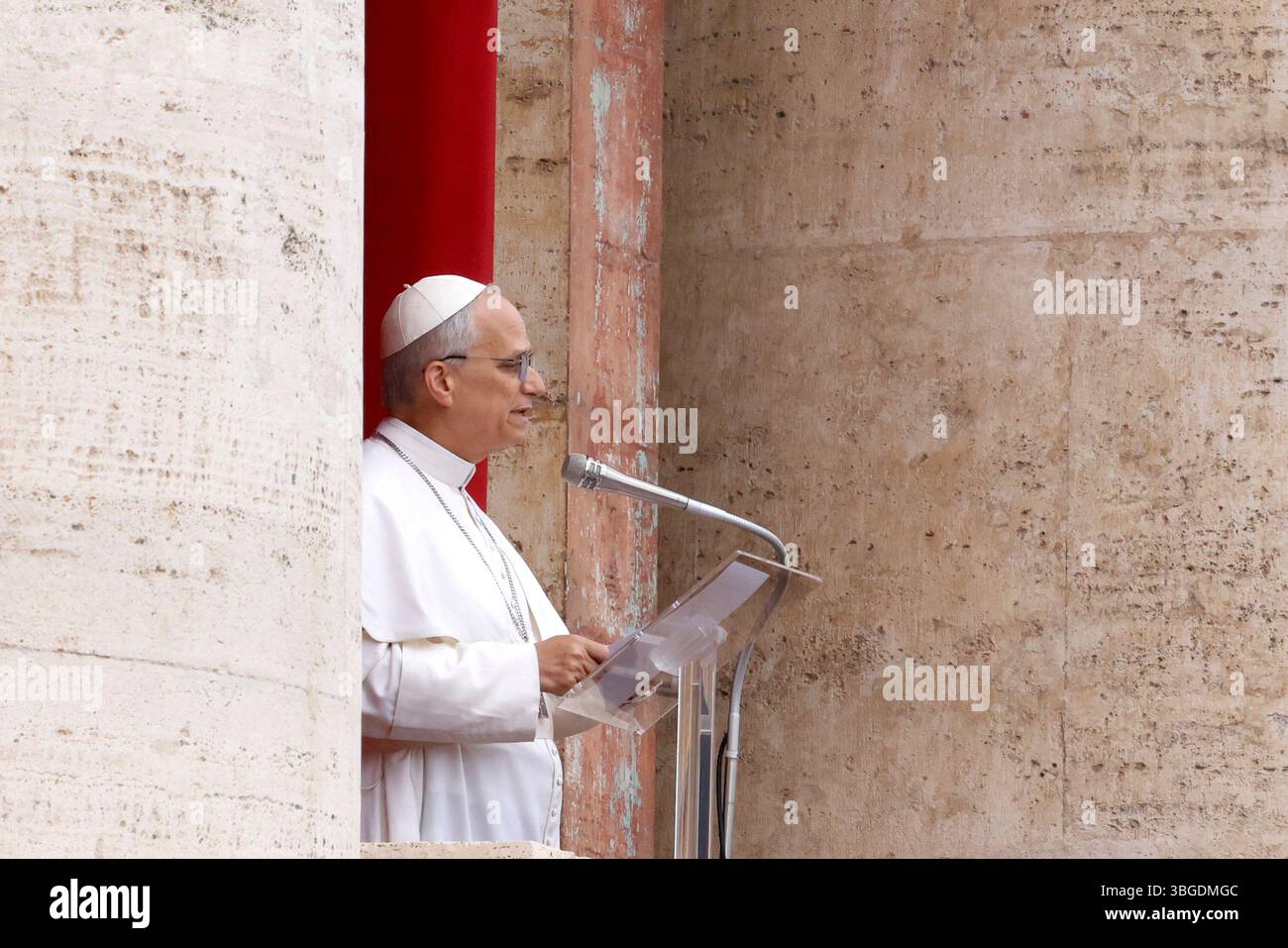 Vatican, 11th May, 2025. Pope Leo XIV leads his first Regina Cali ...
