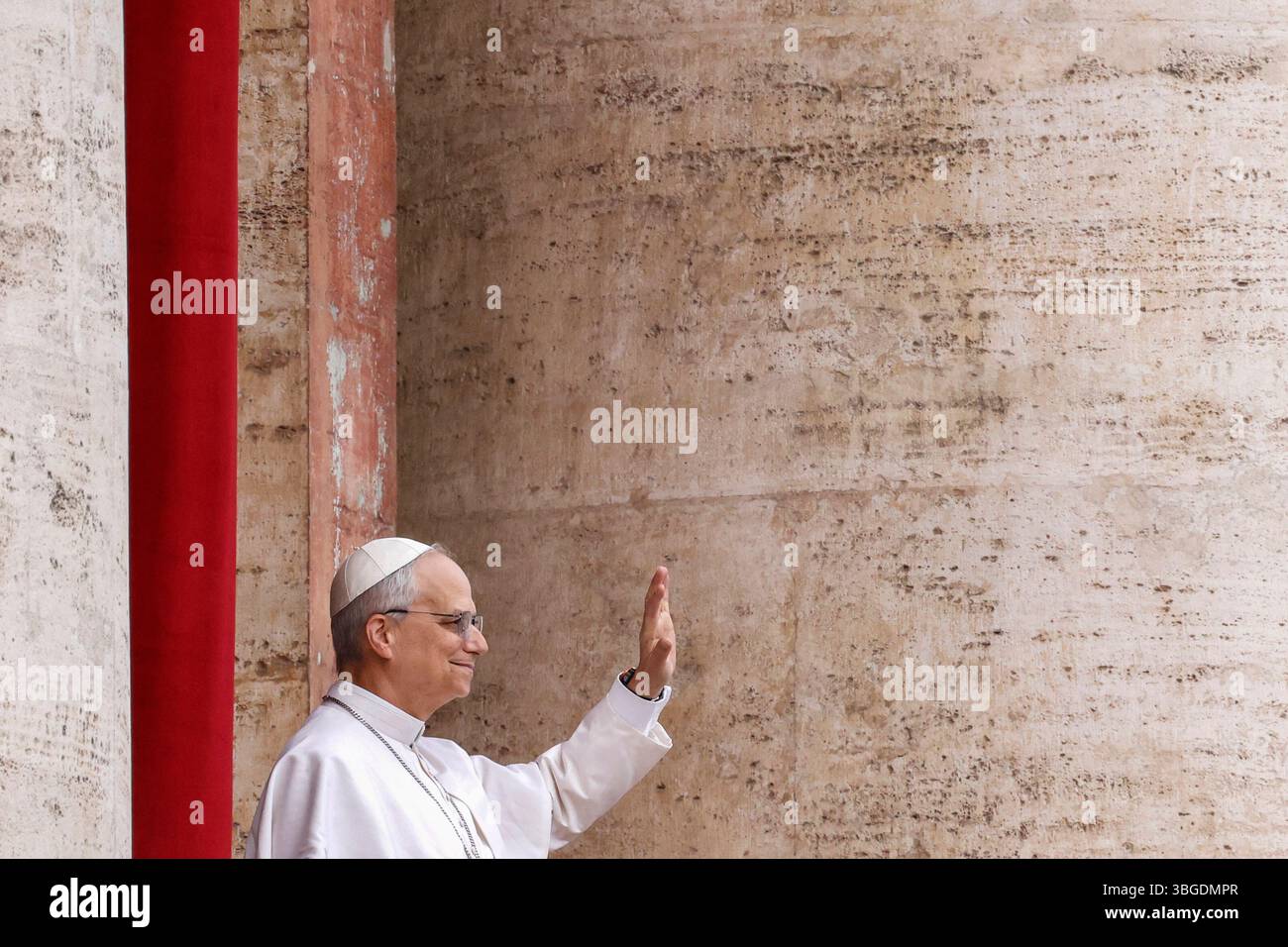 Vatican, 11th May, 2025. Pope Leo XIV leads his first Regina Cali ...