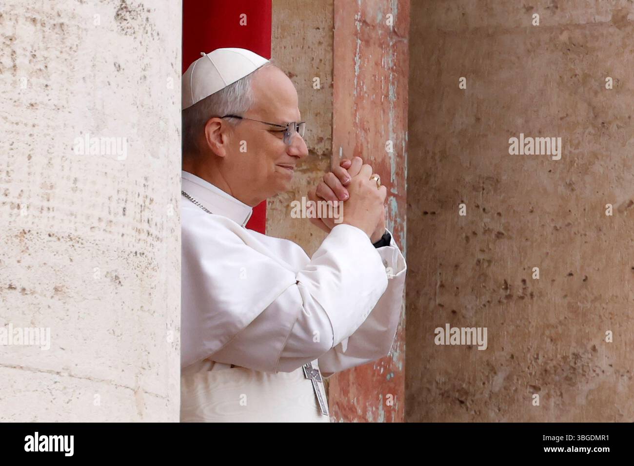 Vatican, 11th May, 2025. Pope Leo XIV leads his first Regina Cali ...