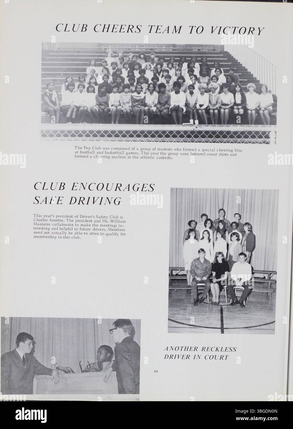 The 1968 South High School yearbook, 'The Lens,' documents significant ...