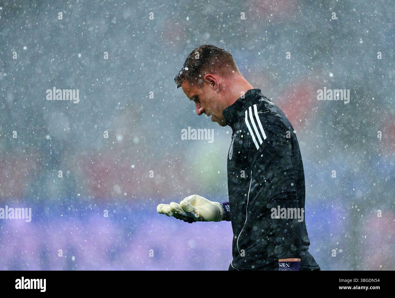 Marc-Andre ter STEGEN, DFB 1 at warm-up in the UEFA Nations League 2025 ...