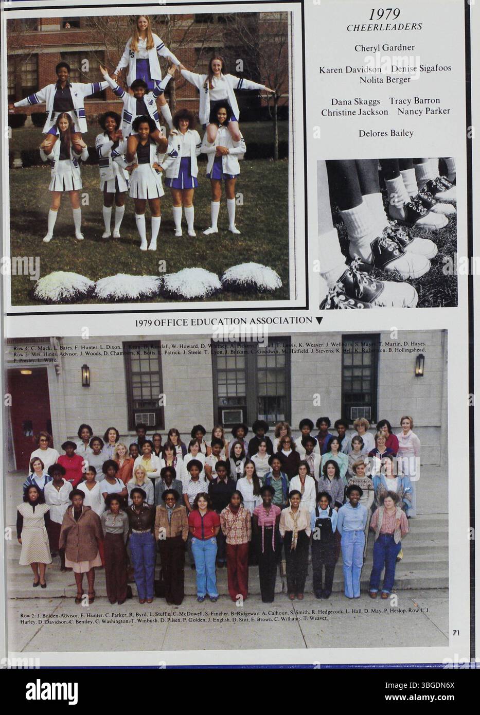 The 1979 South High School yearbook, 'The Lens,' provides a snapshot of ...