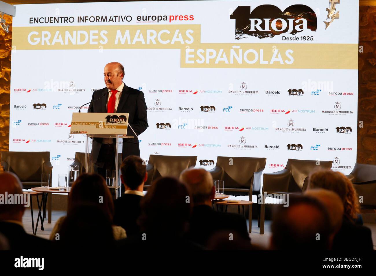 The president of the DOCa Rioja Control Board, Fernando Ezquerro ...