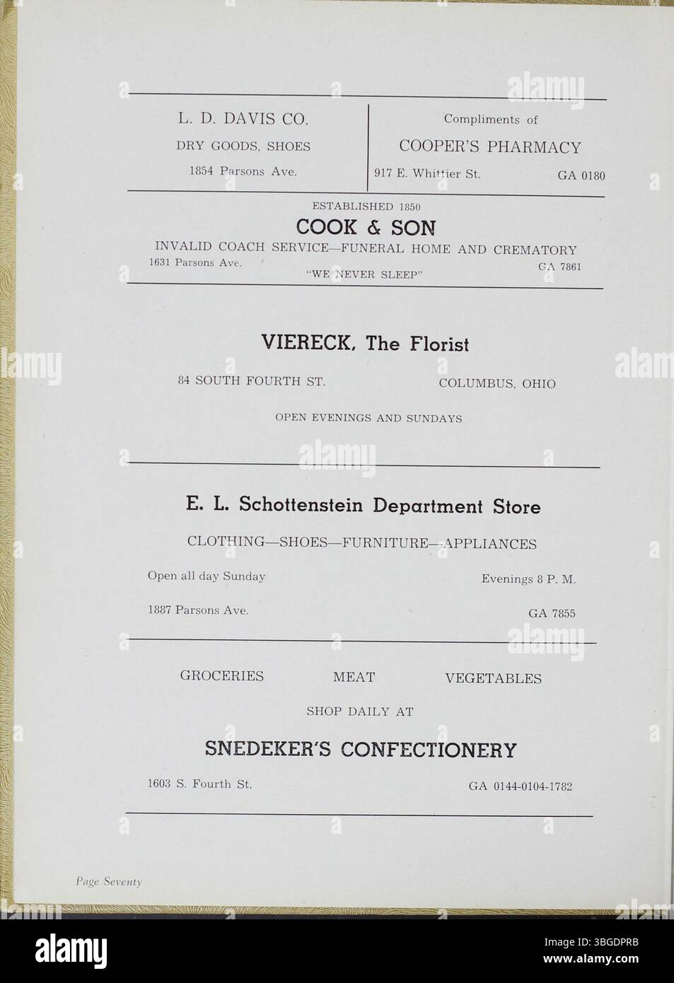 This 1947 edition of South High School's yearbook "The Lens" records ...