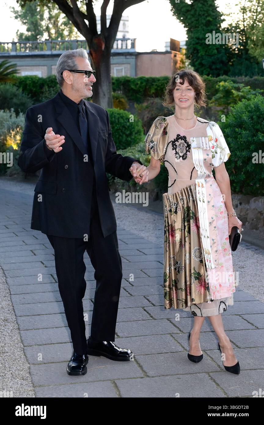 Jeff Goldblum mit Ehefrau Emilie Livingston bei der 20. McKim Medal Gala 2025 in der Villa ...