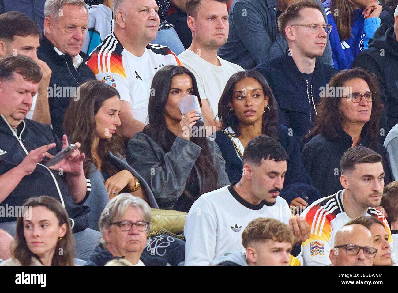 Luisa, wife of Jonathan Tah, DFB 4 Aaliyah Mohamed, girlfriend of ...