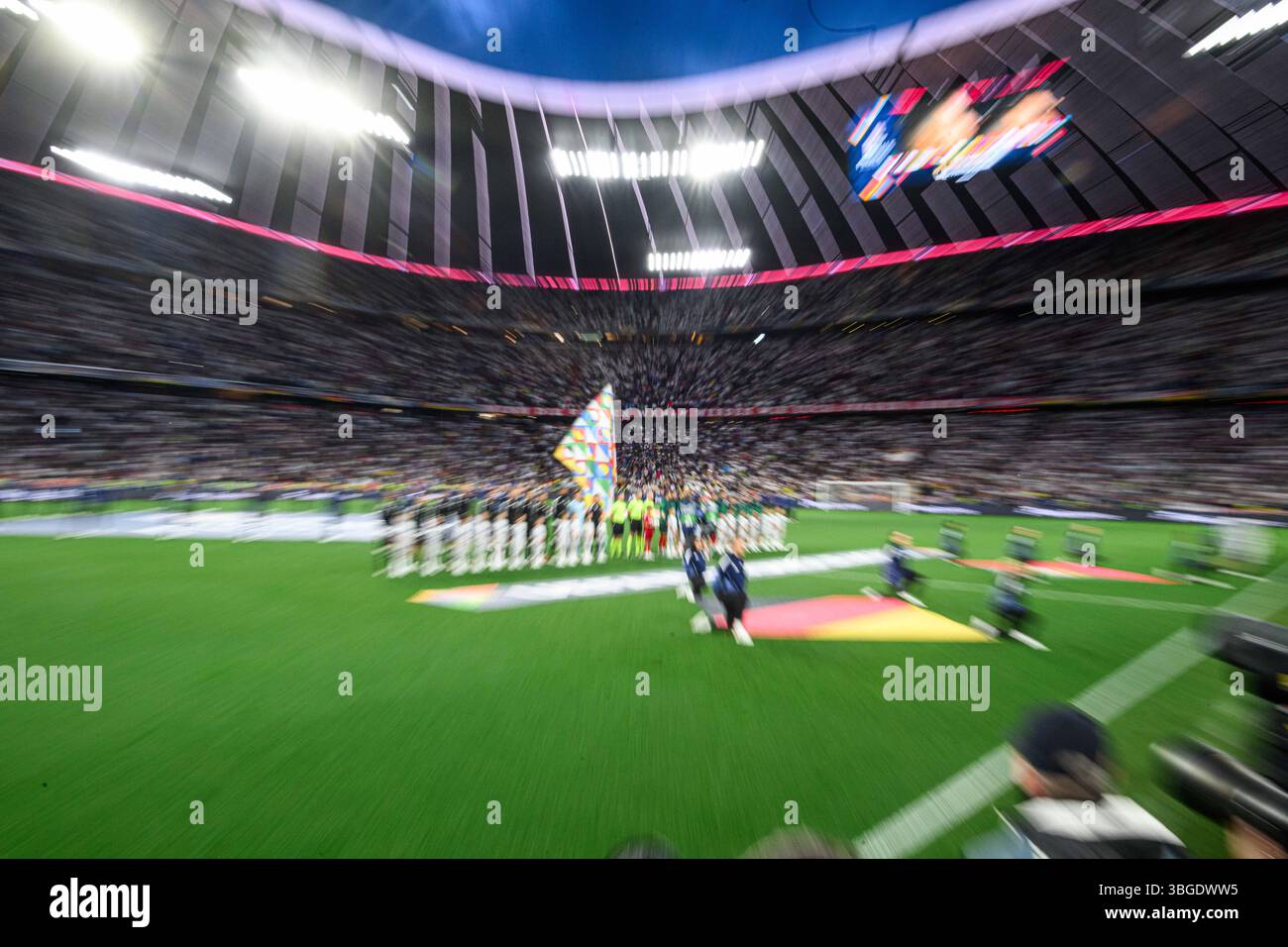 MUNICH, GERMANY - 4 JUNE, 2025: - The semifinal match UEFA Nations ...