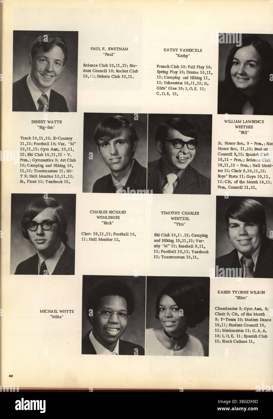 The 1972 Diabolis yearbook from Marion Franklin High School includes ...