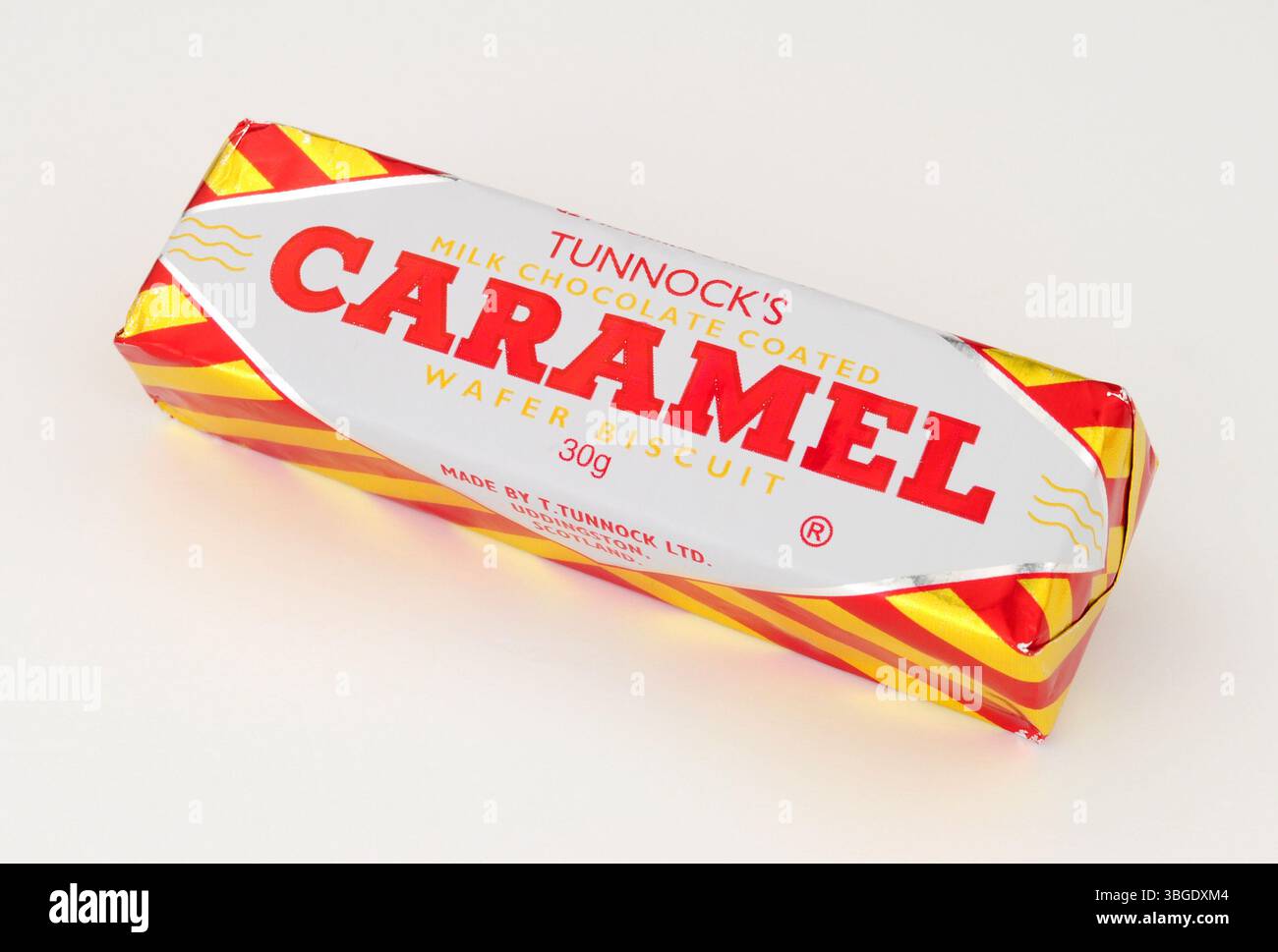 Tunnocks milk chocolate covered caramel wafer biscuit made in Scotland ...