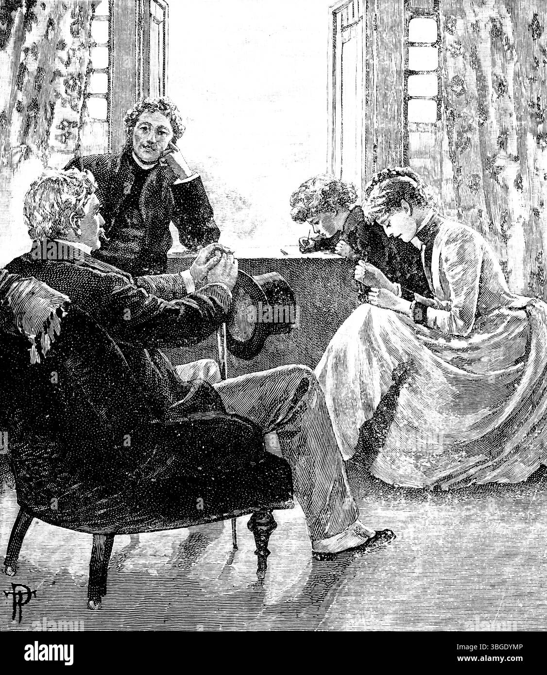 Upper class life Black and White Stock Photos & Images - Alamy