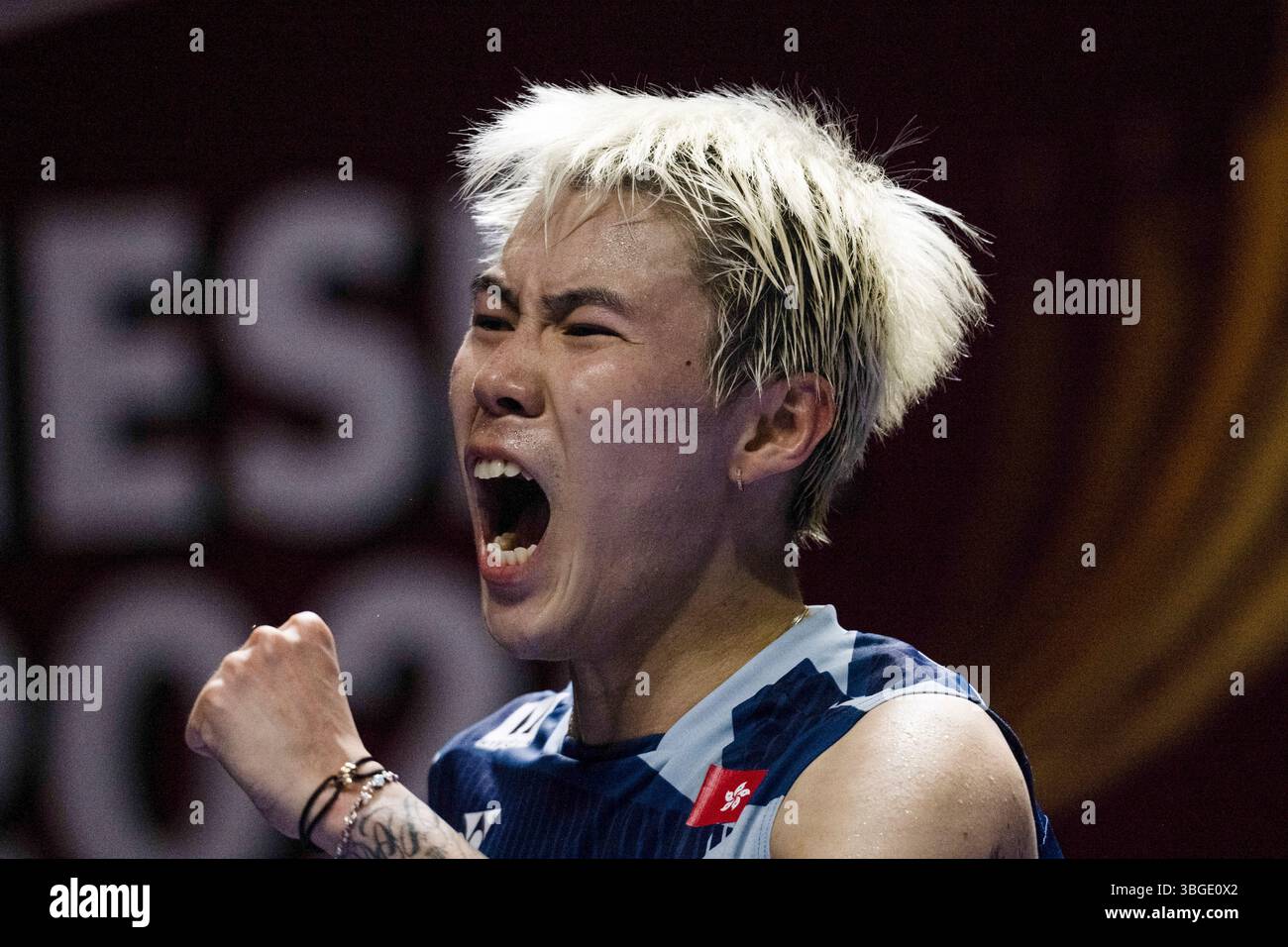 Jakarta. 5th June, 2025. Lee Cheuk Yiu celebrates scoring during the ...