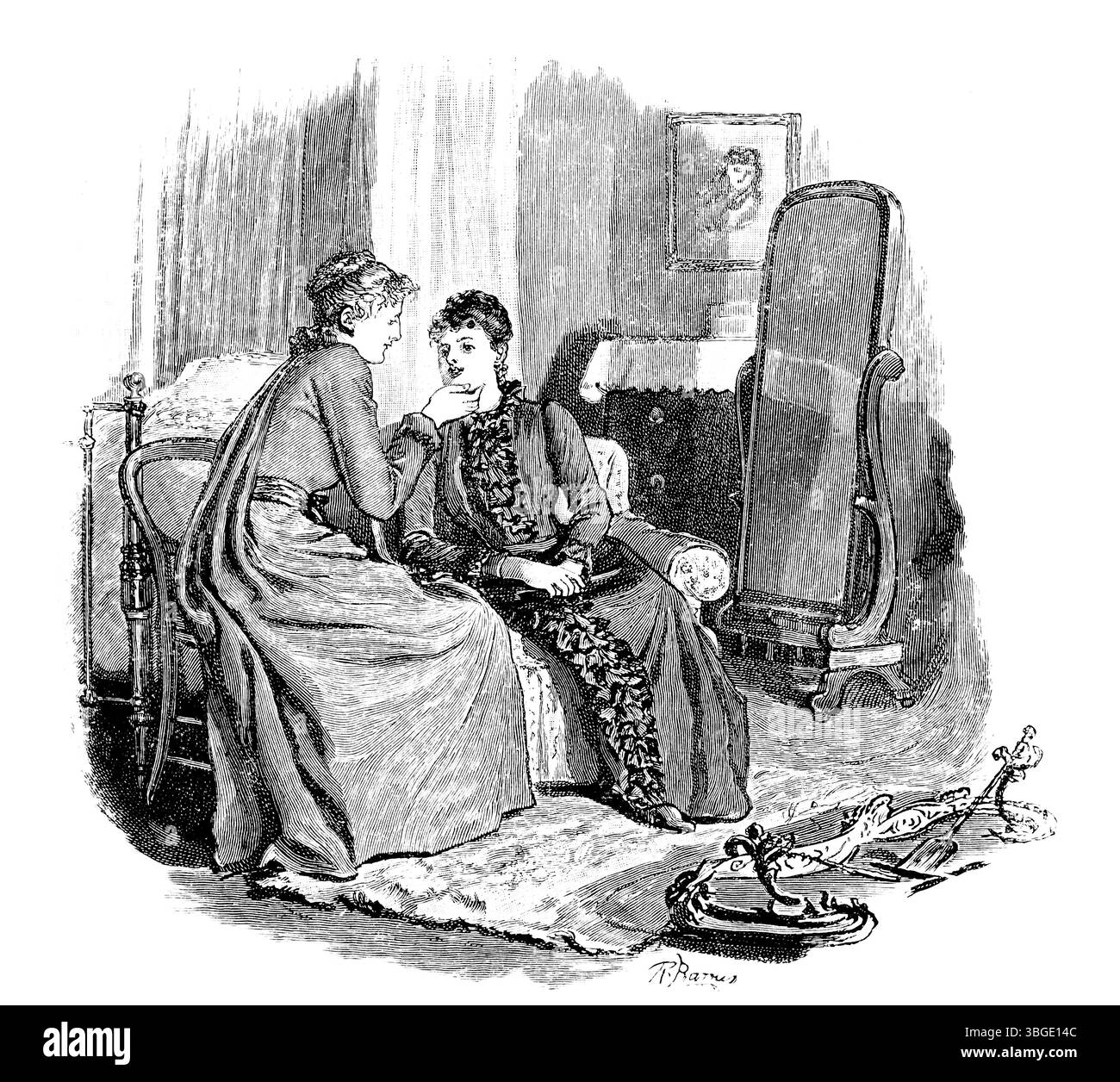 Victorian people colour Black and White Stock Photos & Images - Alamy