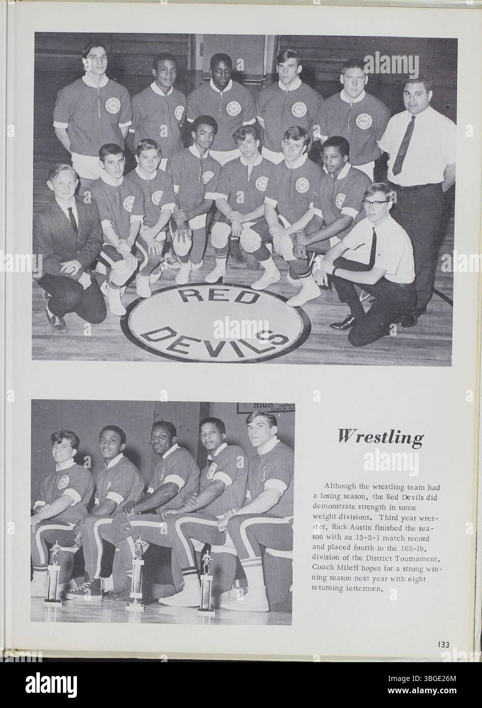 This page of Marion Franklin High School’s 1969 yearbook, Diabolis ...