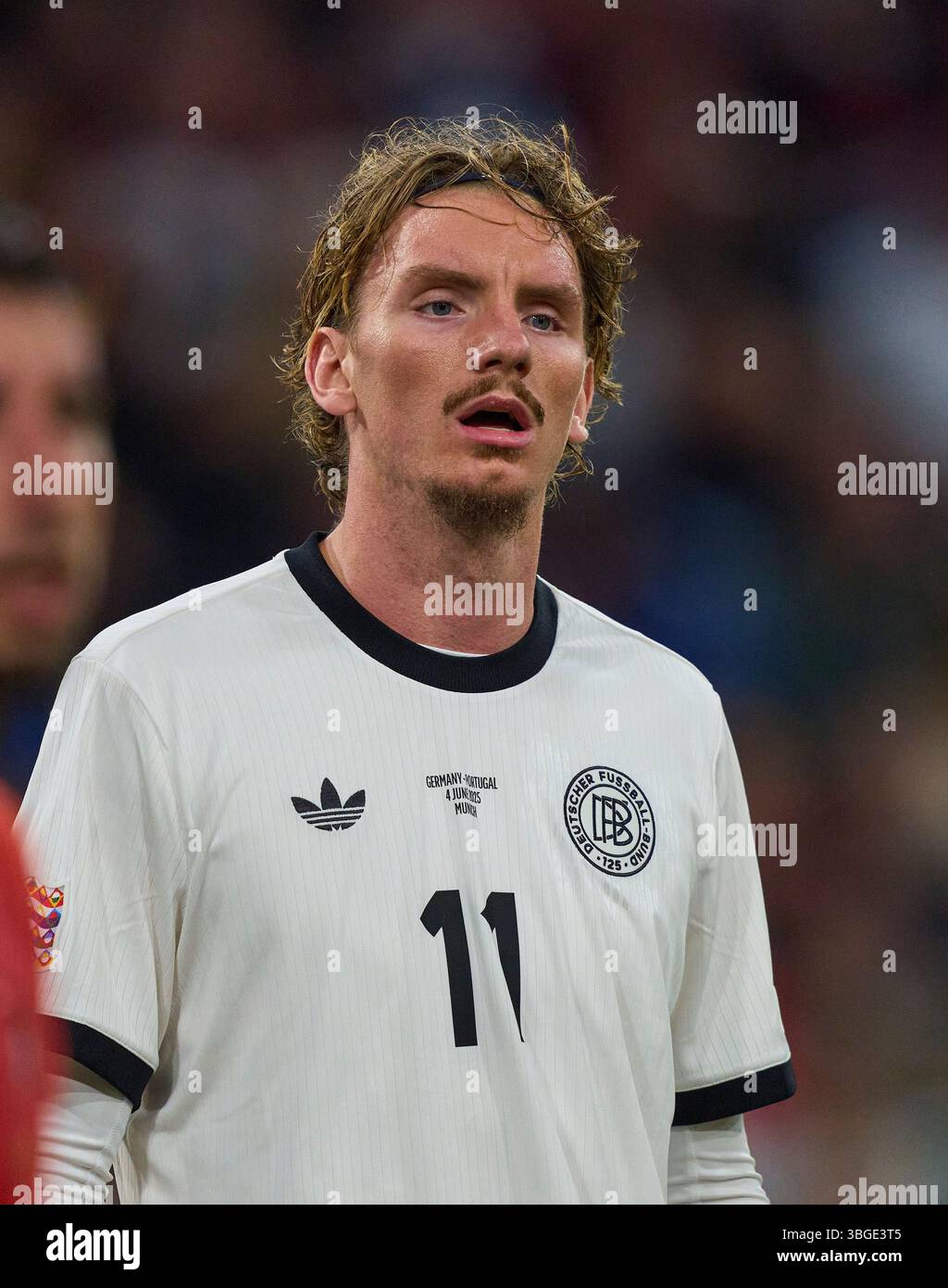 Nick Woltemade, DFB 11 in the UEFA Nations League 2025 semi final match ...