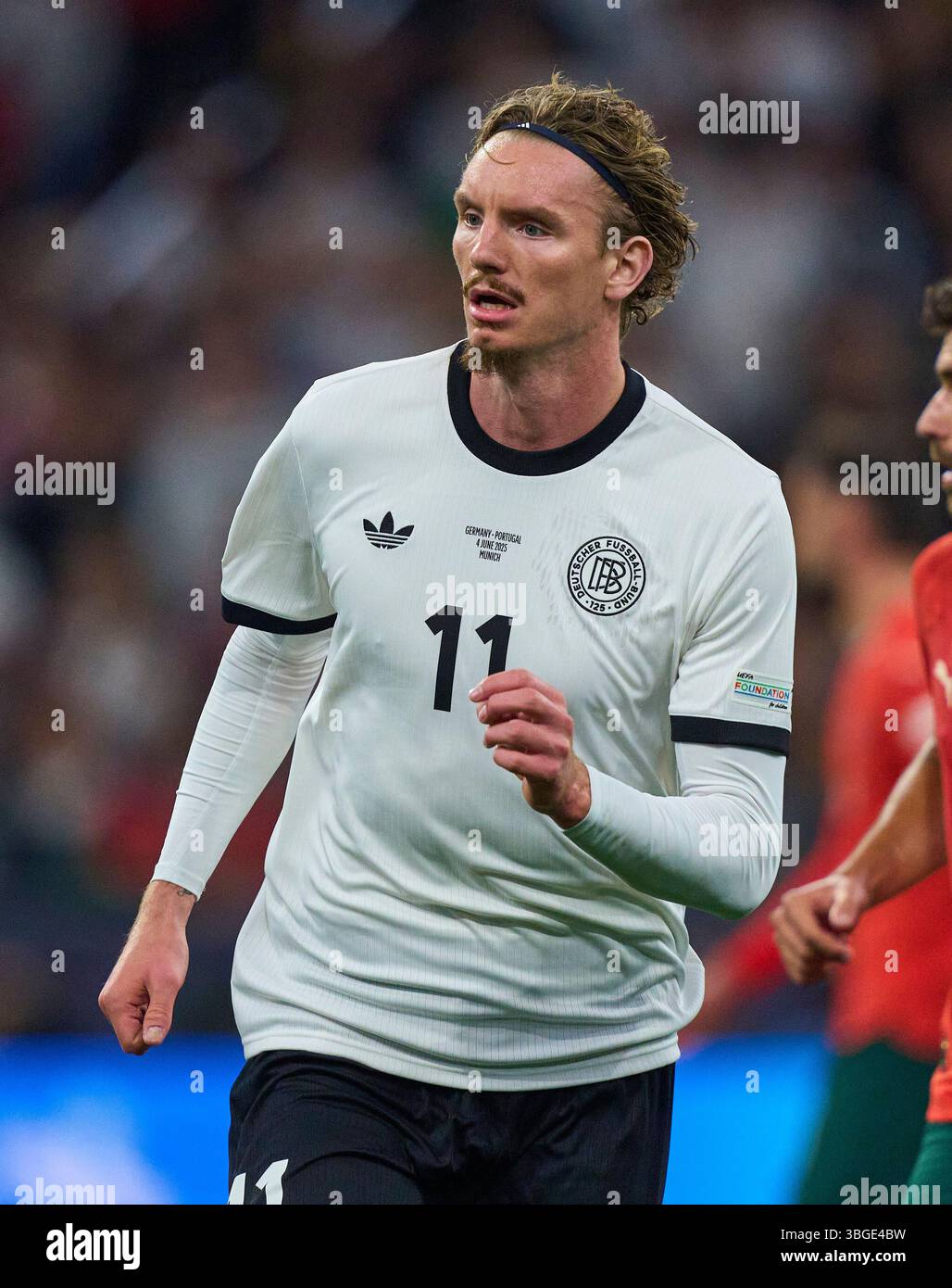 Nick Woltemade, DFB 11 in the UEFA Nations League 2025 semi final match ...