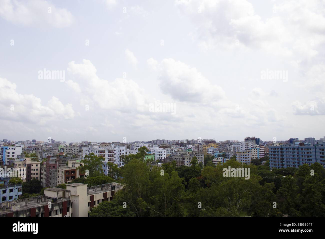 Mirpur, Dhaka from rooftop Stock Photo - Alamy