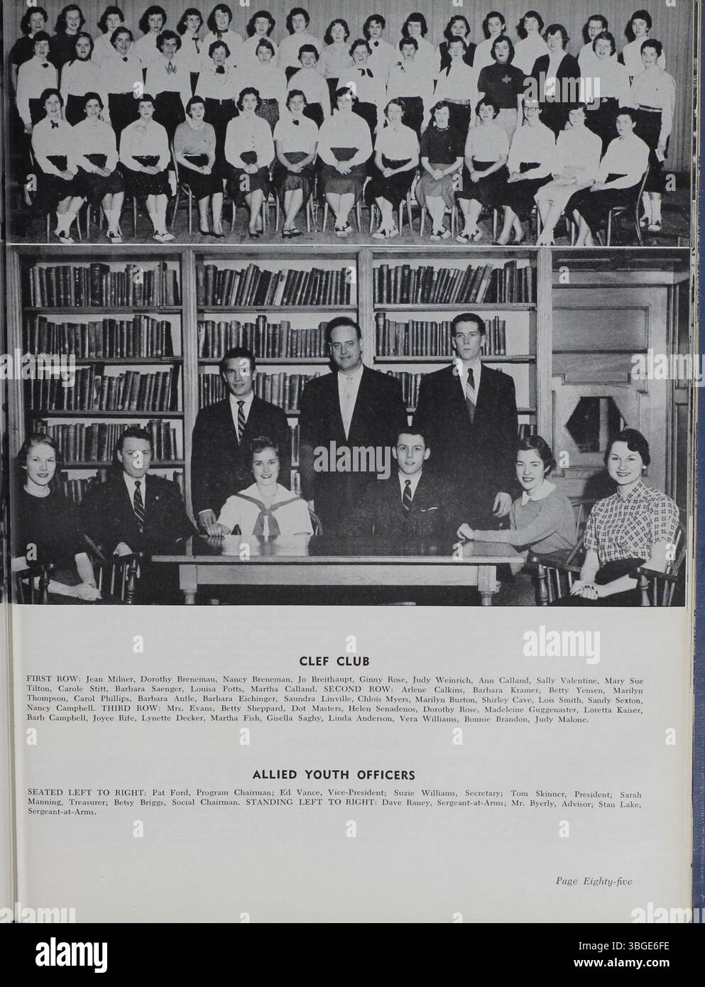 North High School's 1955 Memory Book yearbook showcases the school’s ...