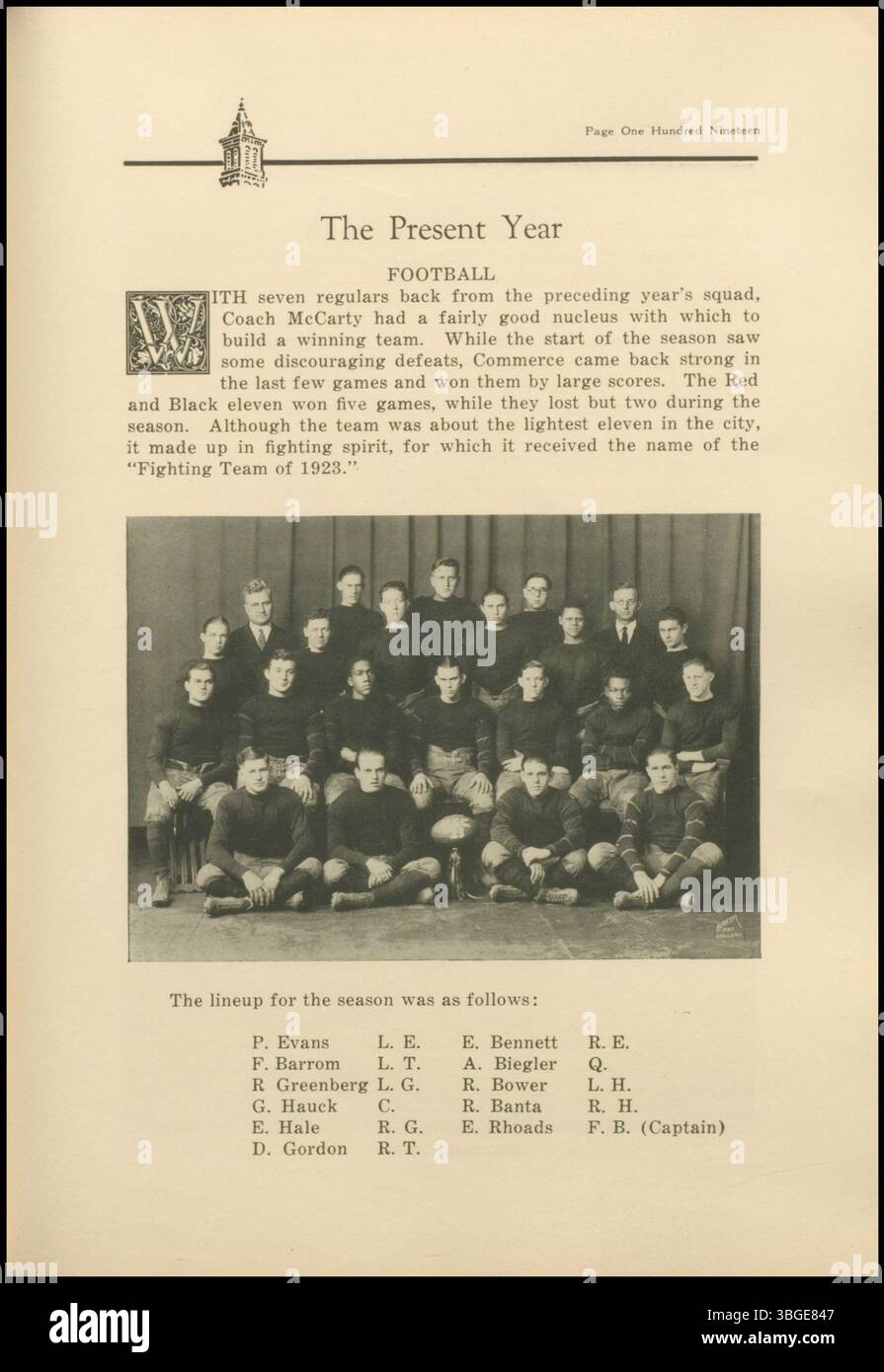 The High School of Commerce yearbook from 1924, 'The Annual', features ...