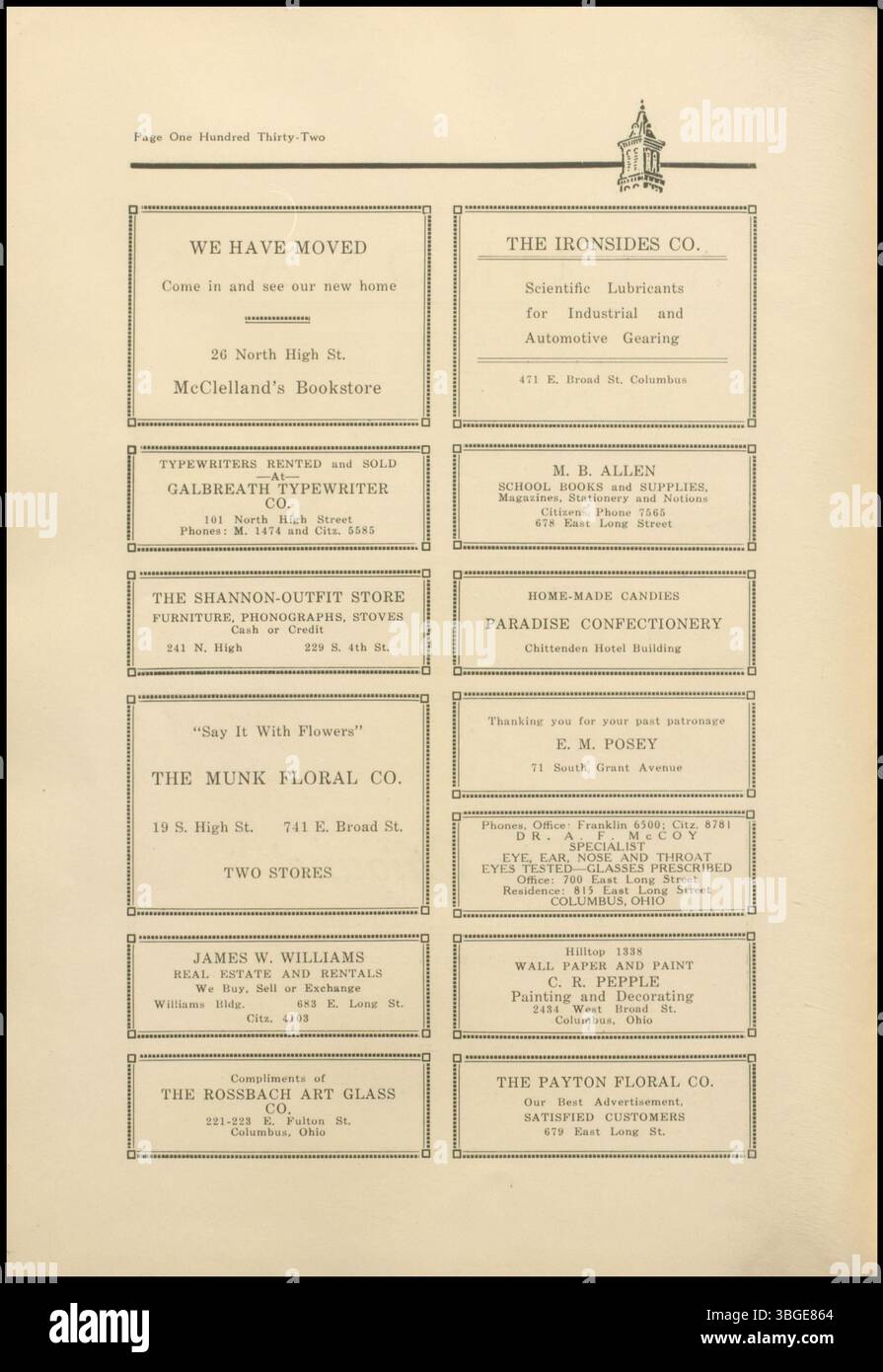 The 1924 'Annual' yearbook of the High School of Commerce in Columbus ...