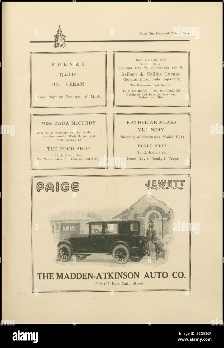 The 1924 yearbook, titled 'The Annual,' documents the High School of ...