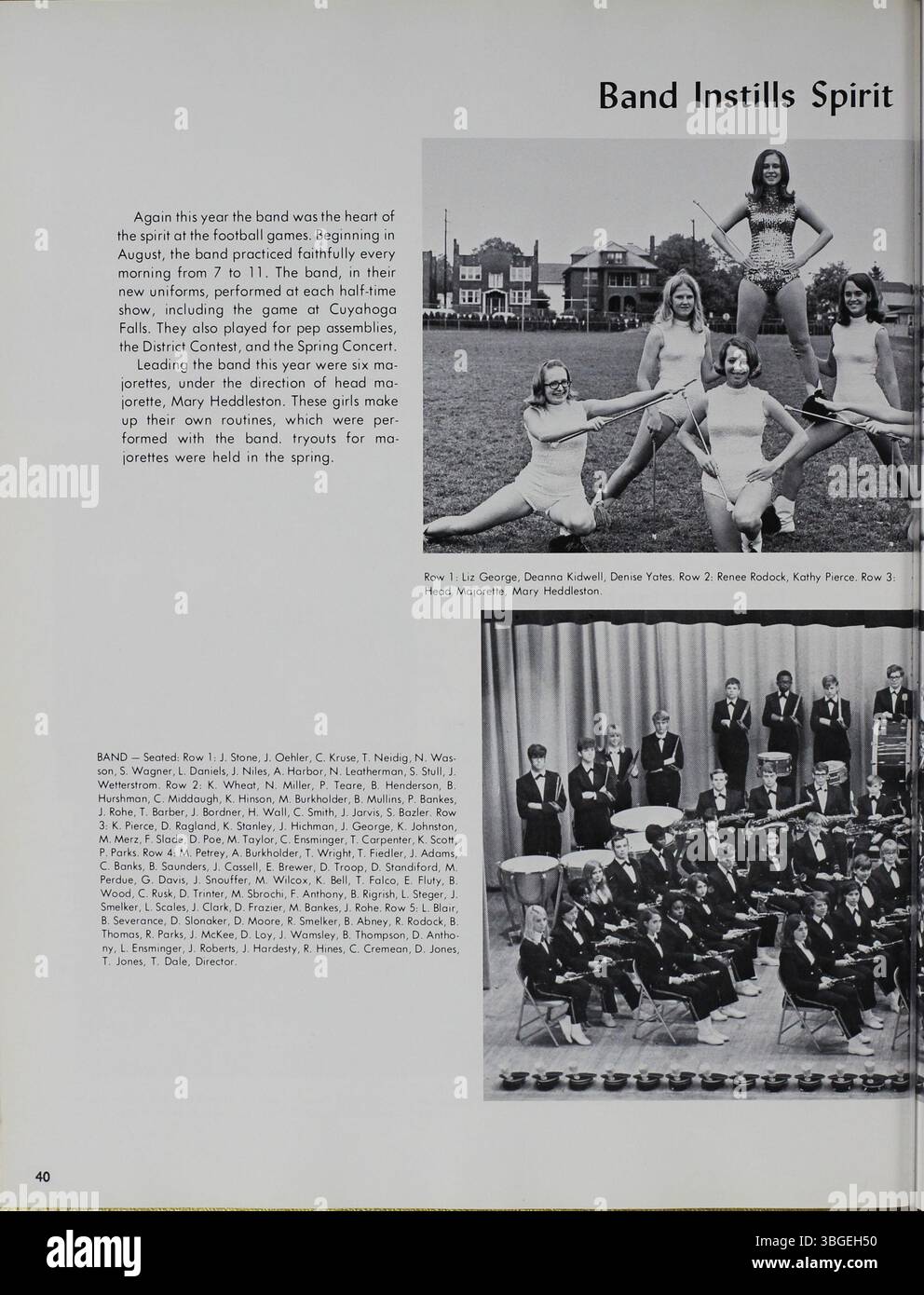 The 1970 'Memory Book' yearbook of North High School highlights the ...