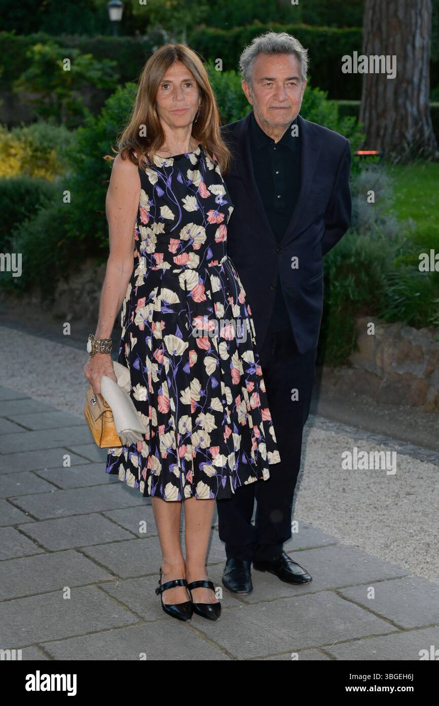 Rome, Italy. 04th June, 2025. Camilla Nesbitt (l) and Pietro Valsecchi ...