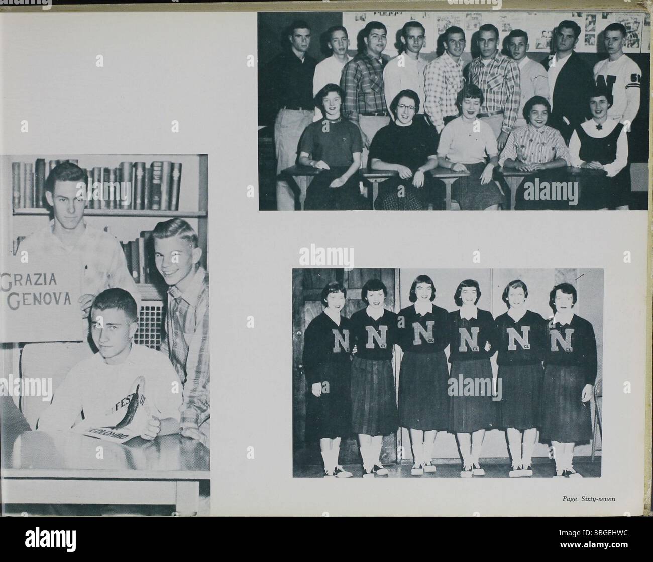 The 1956 North High School yearbook titled Memory Book details the ...