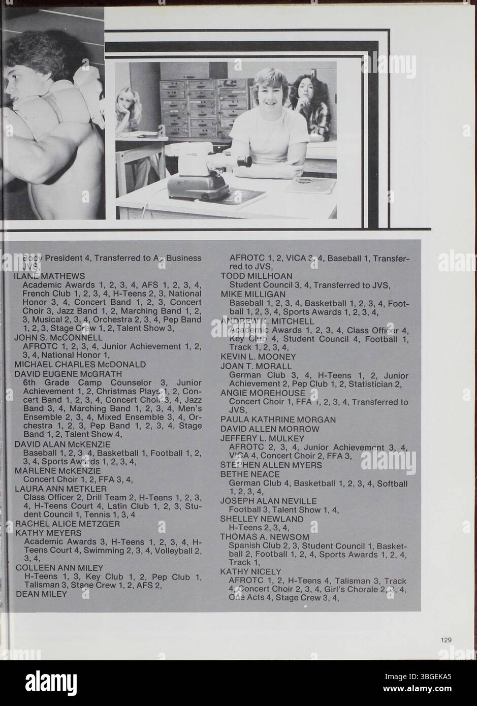 The 1982 yearbook for Rutherford B. Hayes High School, titled 'Delhi ...