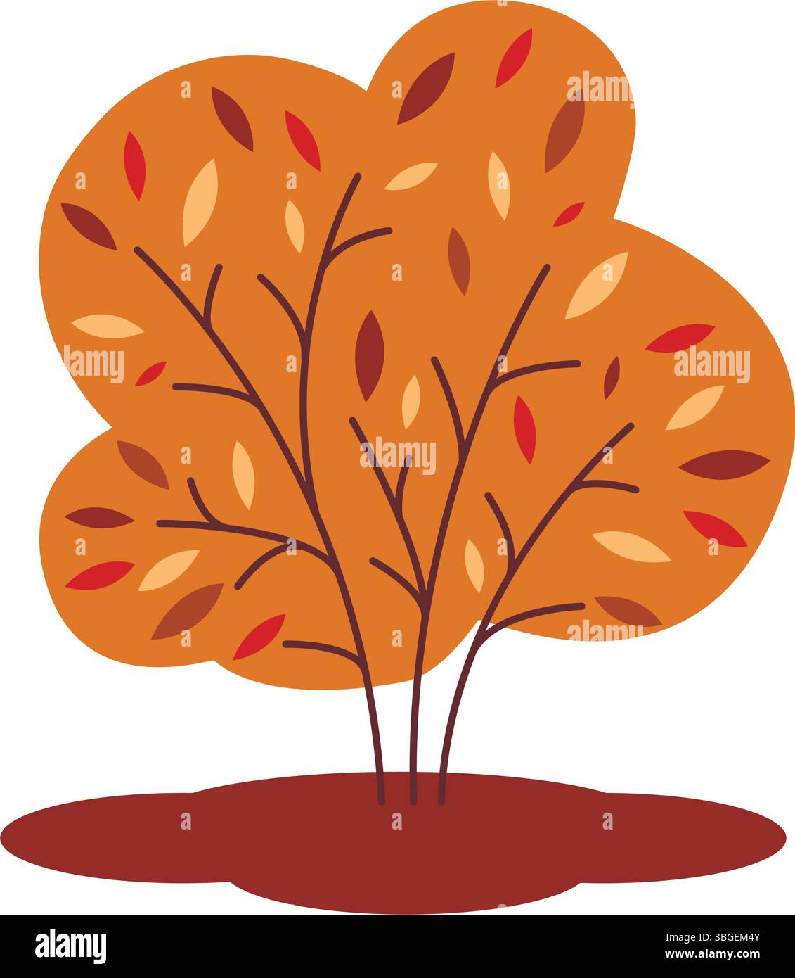 Autumn fall forest Stock Vector Images - Alamy