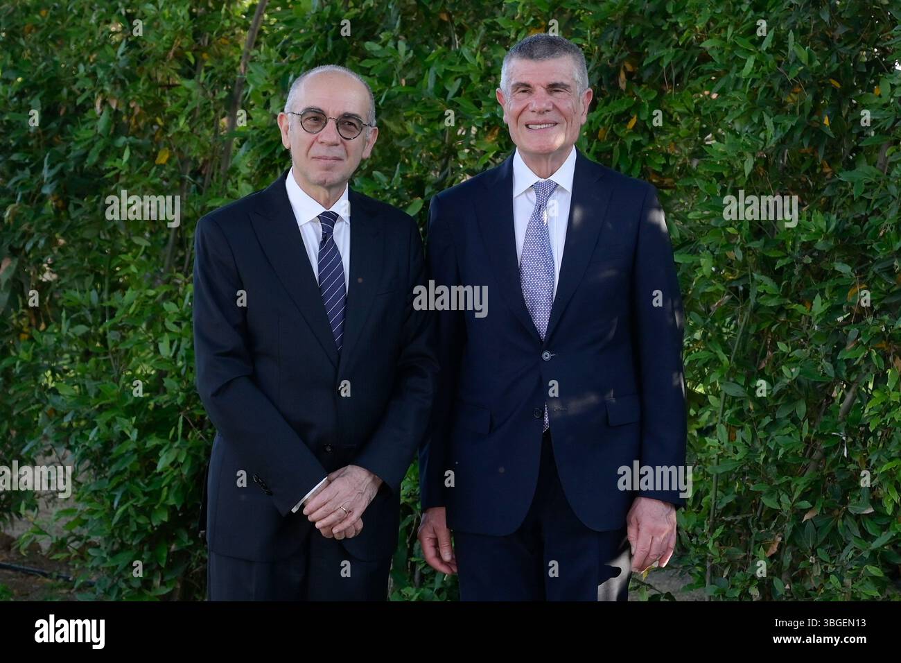 Rome, Italy. 04th June, 2025. Giuseppe Tornatore (l) and Virgilio ...