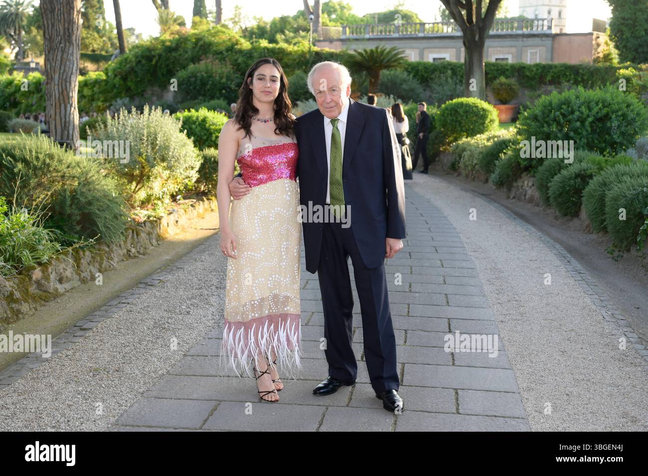 Rome, Italy. 04th June, 2025. Elisabetta Marra (l) and Nicola Bulgari ...