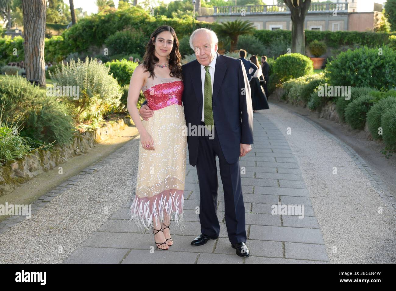 Rome, Italy. 04th June, 2025. Elisabetta Marra (l) and Nicola Bulgari ...