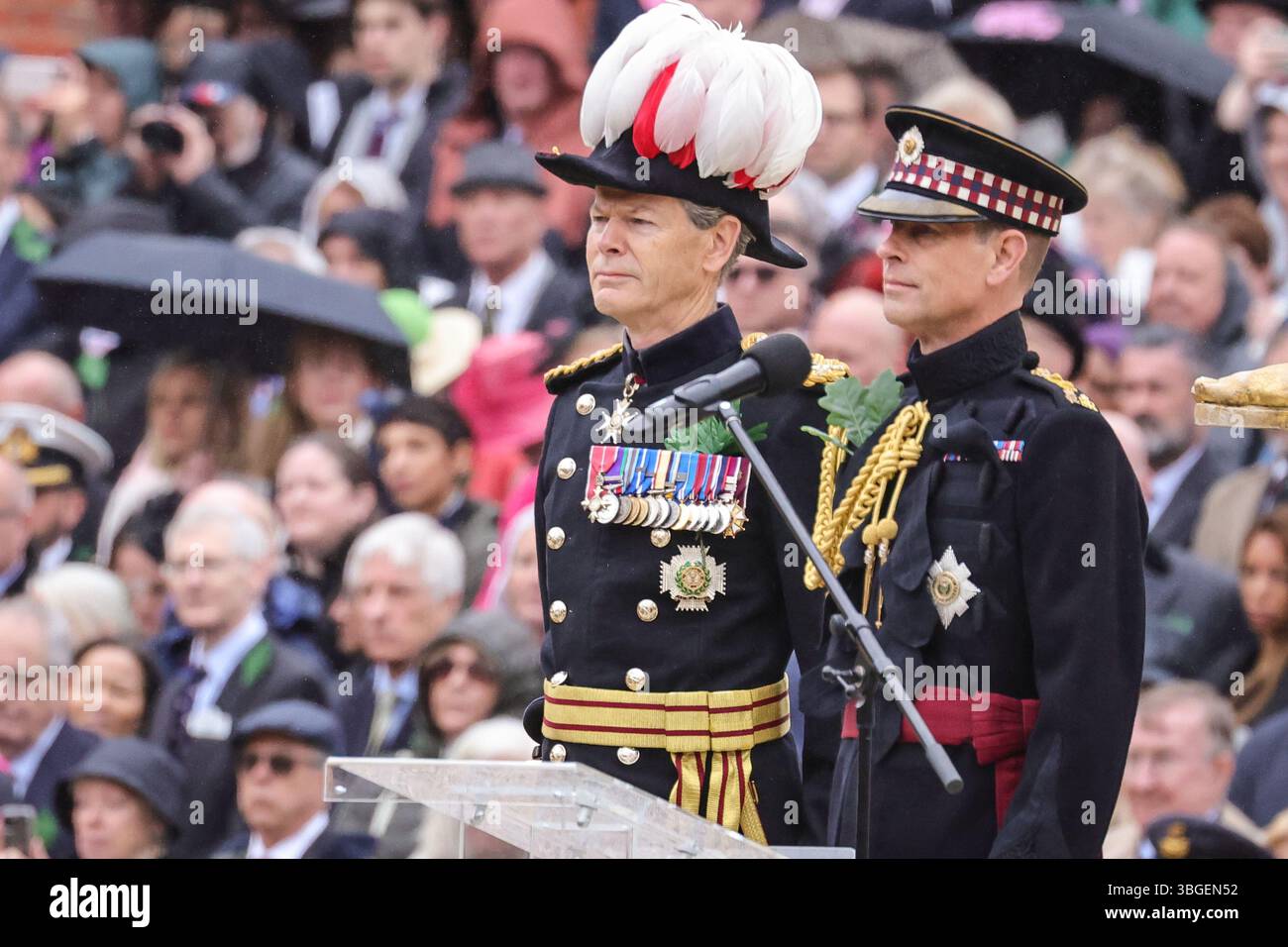 London, UK. 05th June, 2025. Prince Edward at the inspection. The ...