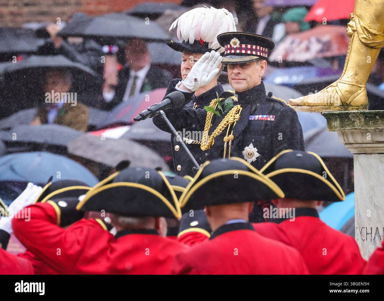 London, UK. 05th June, 2025. The annual Founders Day Parade takes place ...