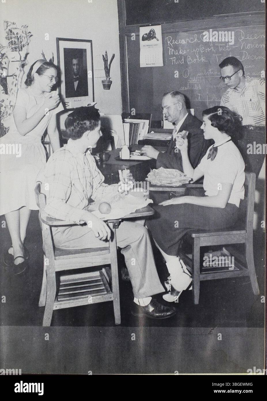 Reynoldsburg High School's 1953 yearbook, the Reynolian, includes ...