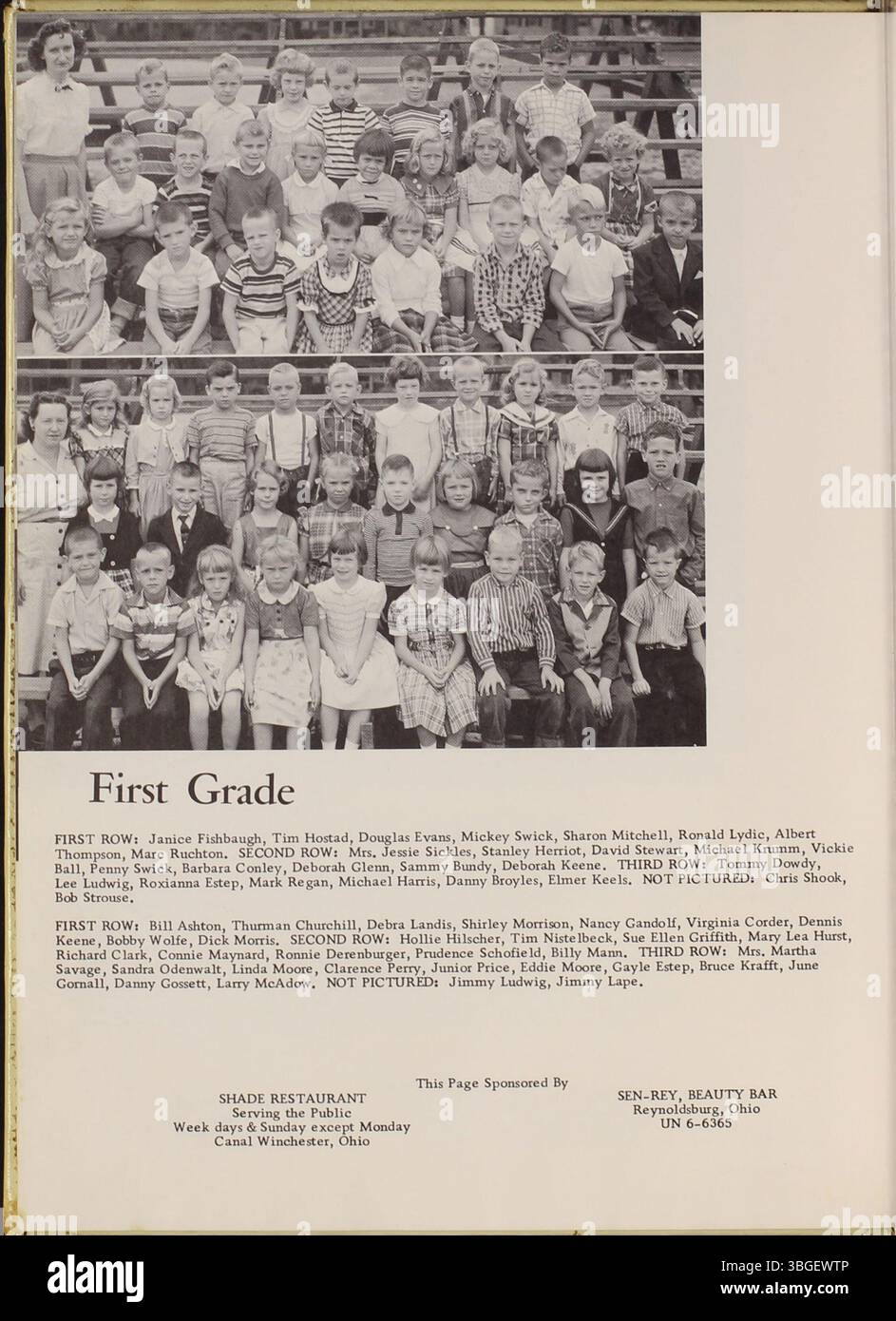 The 1958 Reynolian yearbook traces the evolution of Reynoldsburg High ...