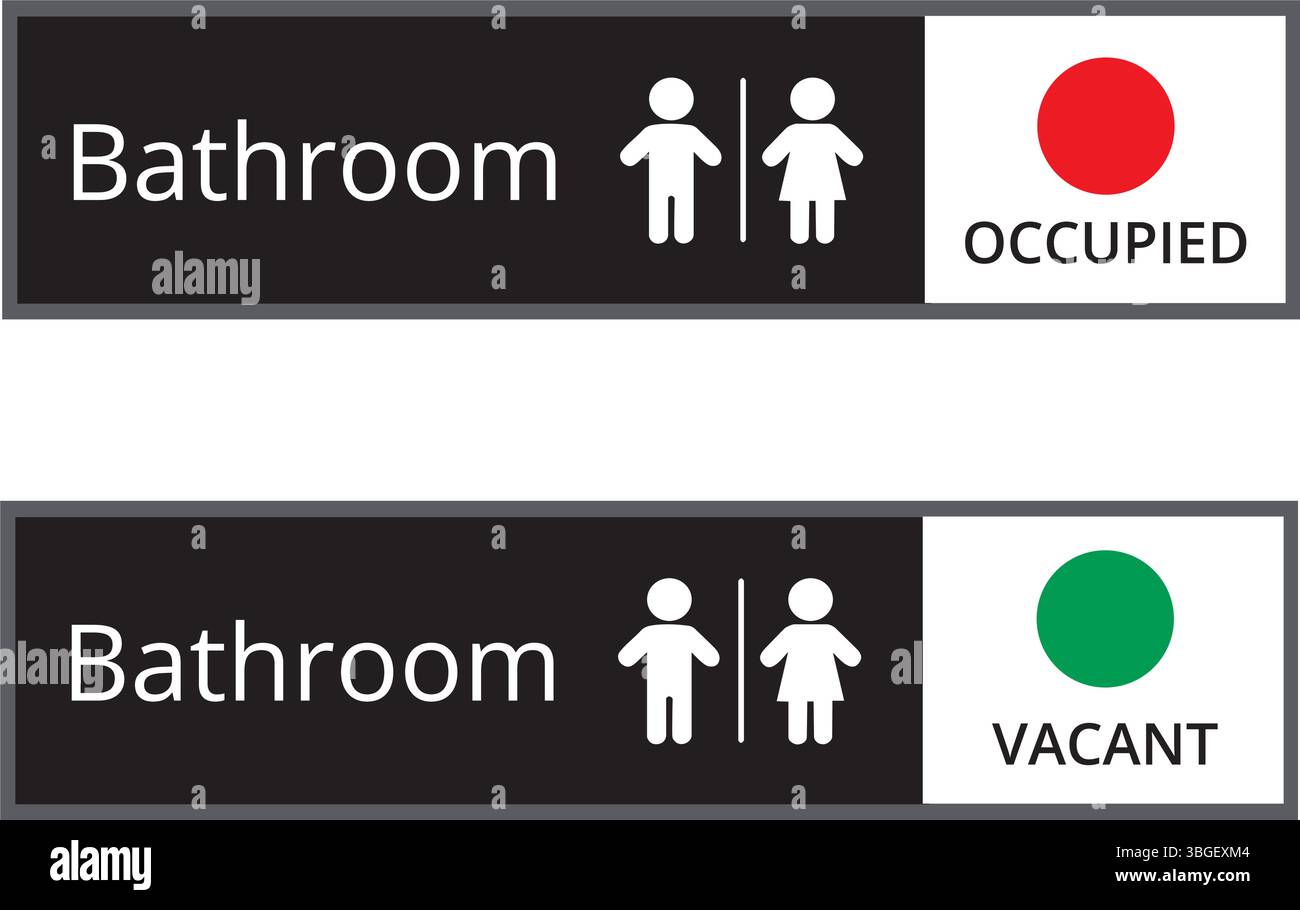 Bathroom gender signs Stock Vector Images - Alamy