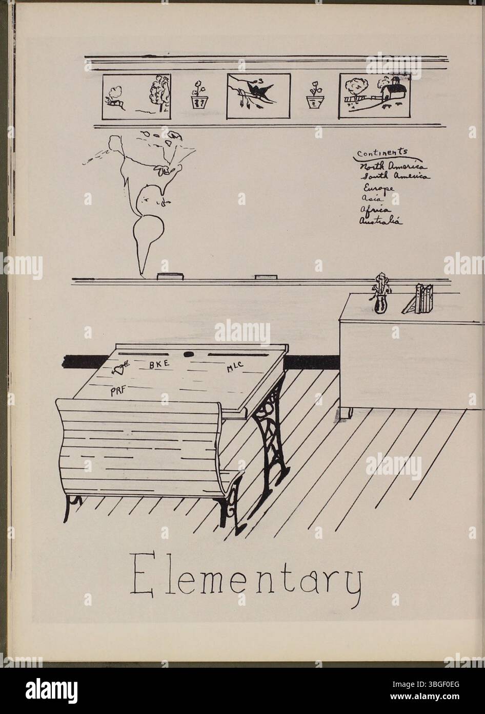 The 1951 Reynolian yearbook traces the history of Reynoldsburg schools ...
