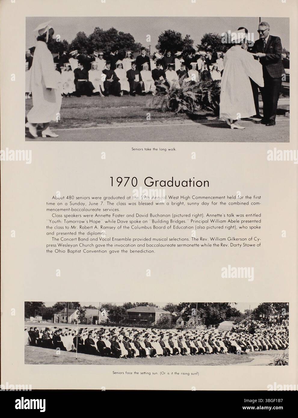 The West High School yearbook from June 1, 1970, called The Occident ...