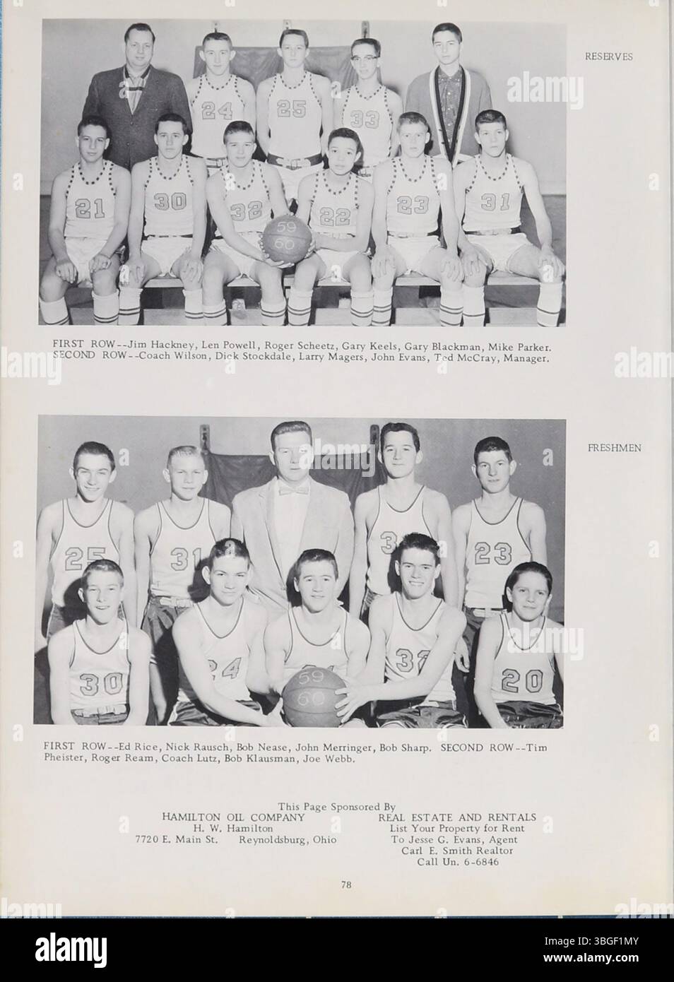 The 1960 Reynolian yearbook from Reynoldsburg High School traces the ...