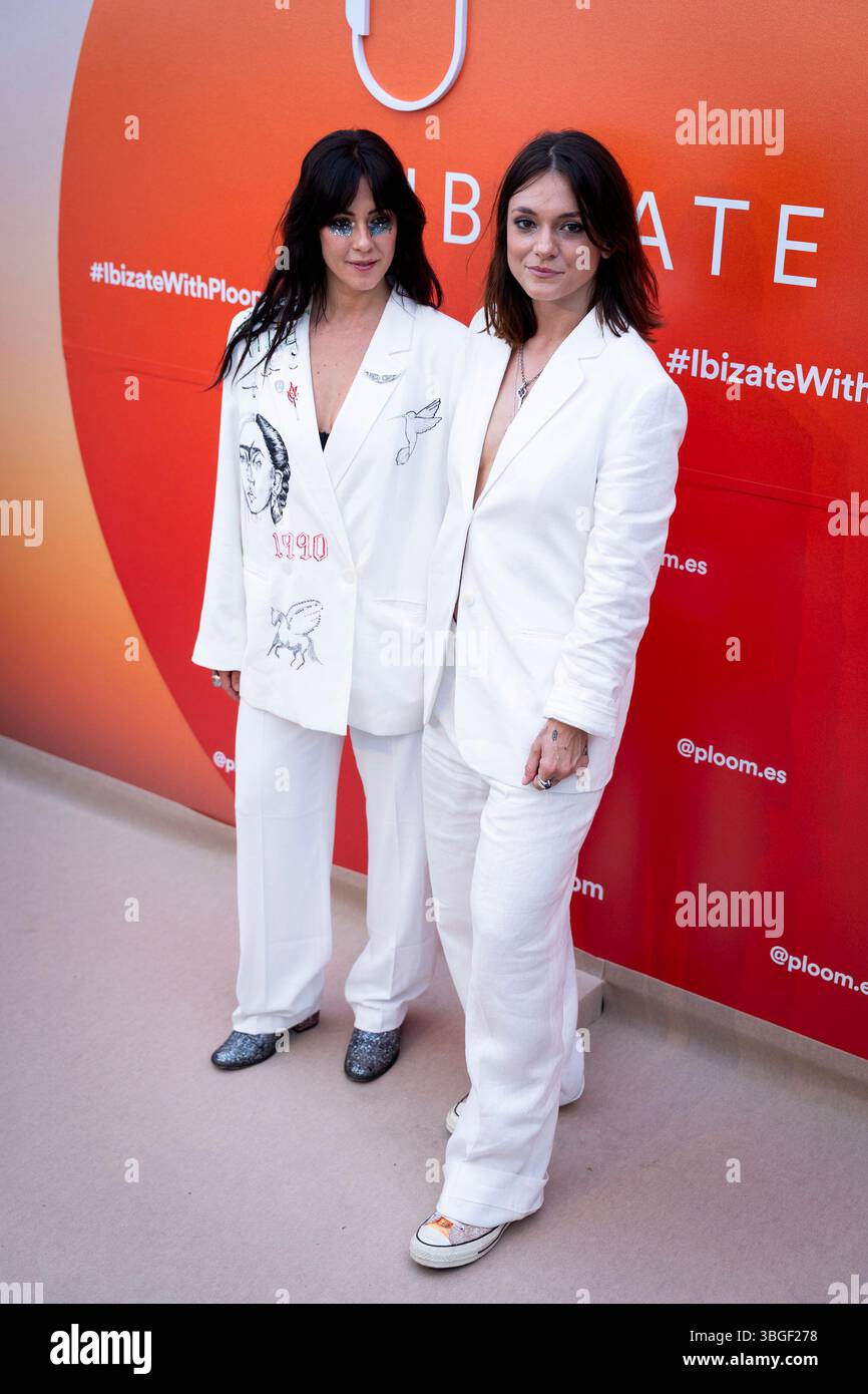 Eva Ugarte and Angie Sanchez attend to 'Ibizate con Ploom' photocall on ...