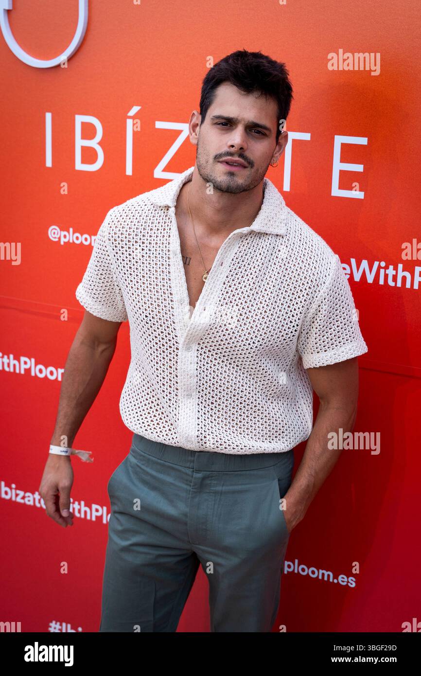 Lucas Velasco attends to 'Ibizate con Ploom' photocall on June 4, 2025 ...