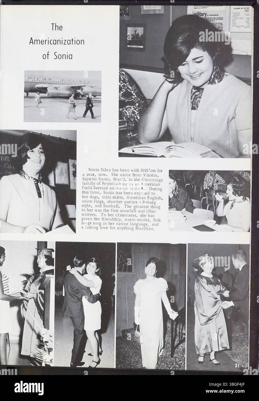 The 1968 Reynolian yearbook showcases Reynoldsburg High School's long history, beginning with a ...