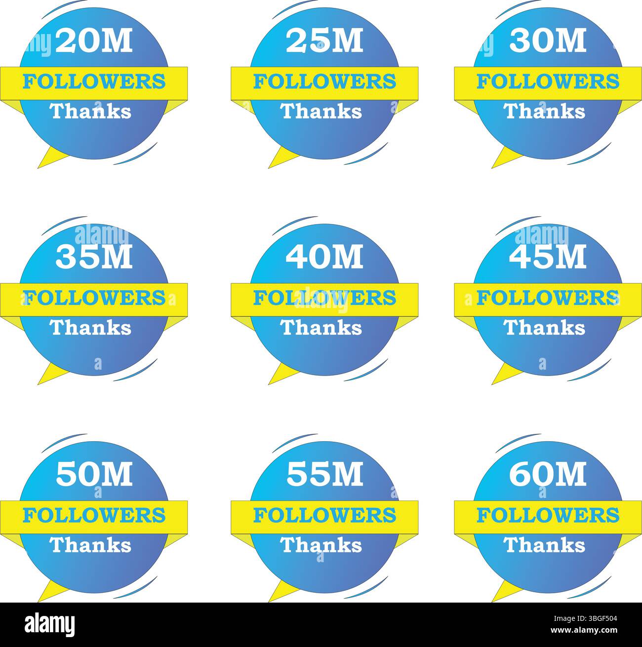 50m followers hi-res stock photography and images - Alamy