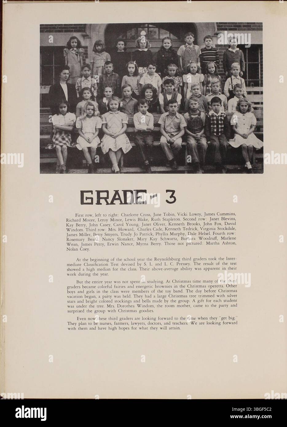 The yearbook titled Reynolian covers the history of Reynoldsburg ...